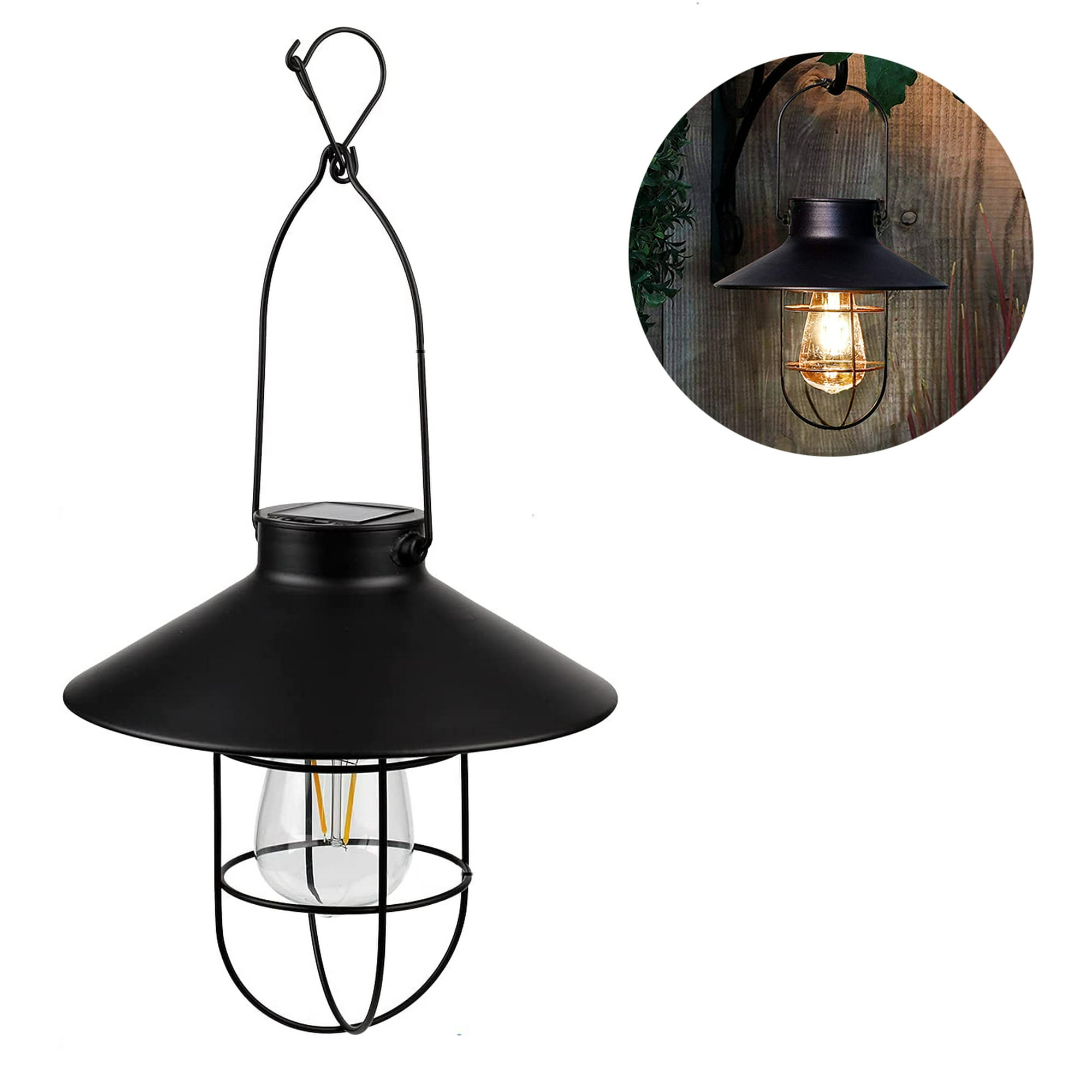 Click here for Hesignd Solar Lantern Outdoor Hanging Solar Lights... prices