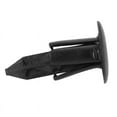 100x Plastic Rivet Bike Fairing Trim Panel Fastener Clips 6mm For Black ...