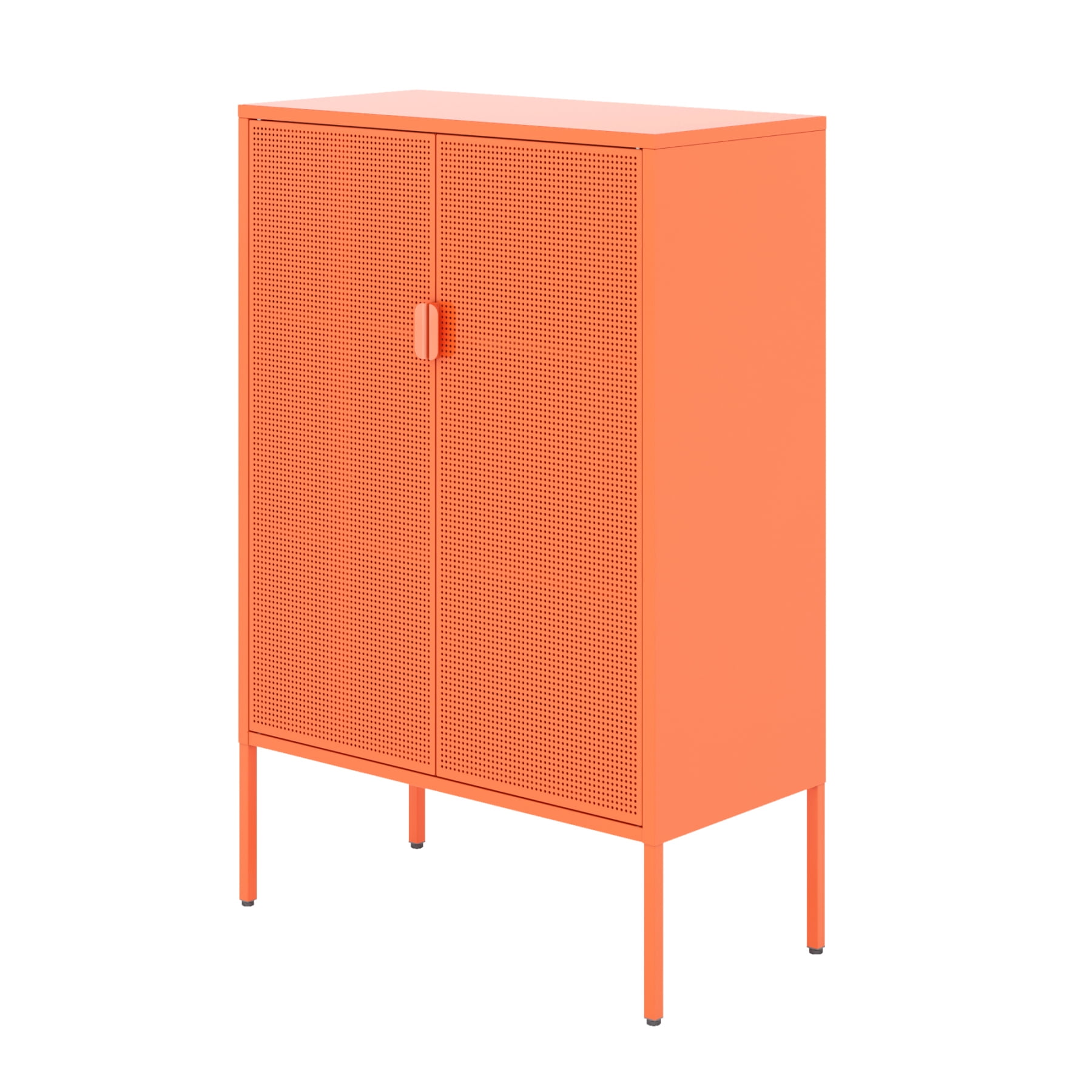 Metal Storage Cabinet with Doors, Buffet Cabinet Sideboard with Storage ...
