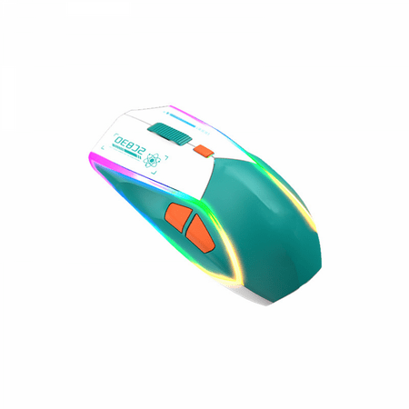 RGB Gaming Mouse with Side Buttons, Rainbow LED Backlit, 6400 dpi ...