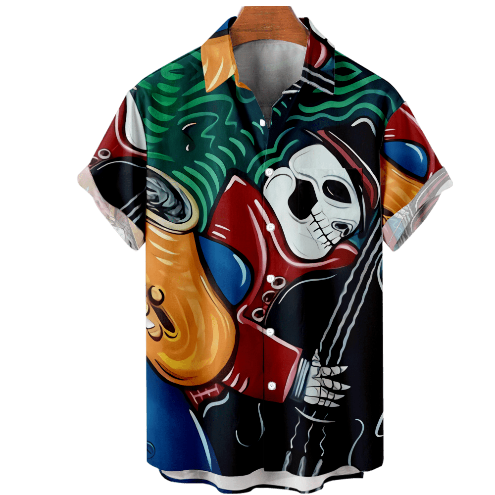 Cinco De Mayo Mexico Fiesta Cactus Men s Graphic Hawaiian Shirt Top Cinco De Mayo Mexico Fiesta Cactus Men s Graphic Hawaiian Shirt Top