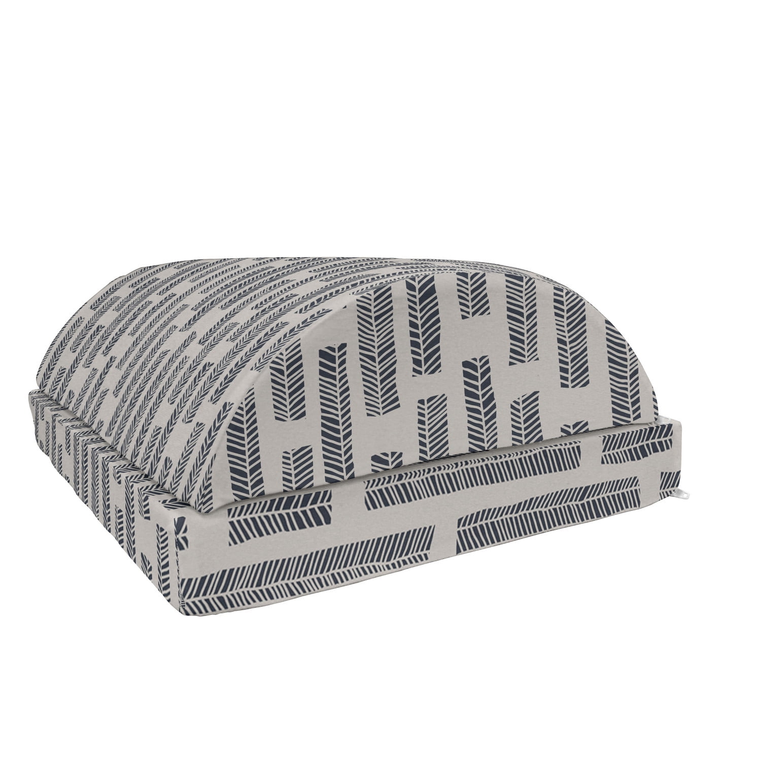 Tribal Foot Rest, Traditional Aboriginal Art with Ethnic Leaves Exotic ...