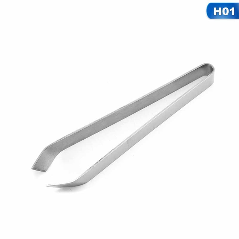 KABOER Stainless Steel Fish Bone Tweezers Pincer Clip Food Clamp ...