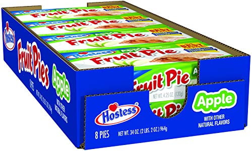 Hostess Fruit Pie, Apple, 4.25 Ounce, 8 Count - Walmart.com