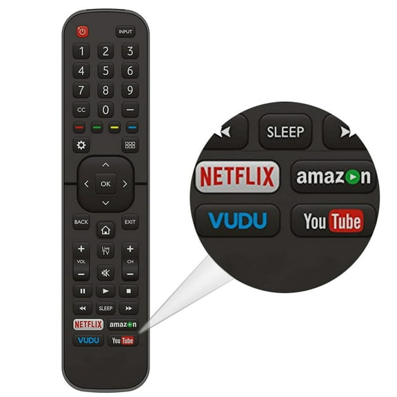 Universal for All Hisense-TV-Remote Compatible with Hisense 4K LED HD ...