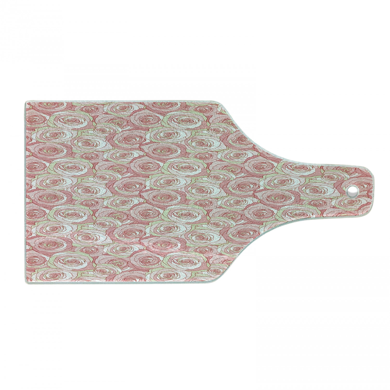 Floral Cutting Board, Continuing Soft Tone Modern Repetitive Rose ...