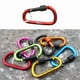 6 PCS/set Aluminum Screw lock Carabiner Clip, D-shape locking Clip ...