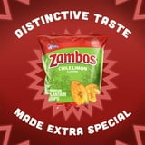 Zambos Chile Limón Plantain Chips 5.30 oz Bag Crunchy Snack with Lime ...