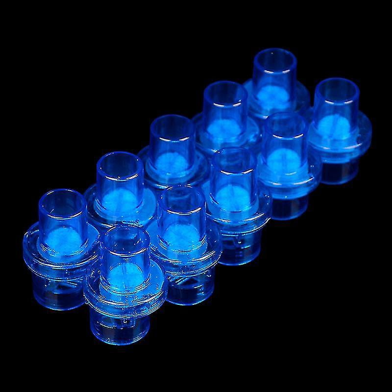 10pcs/set Disposable One-way Cpr Mask Training Valves Mouthpieces ...