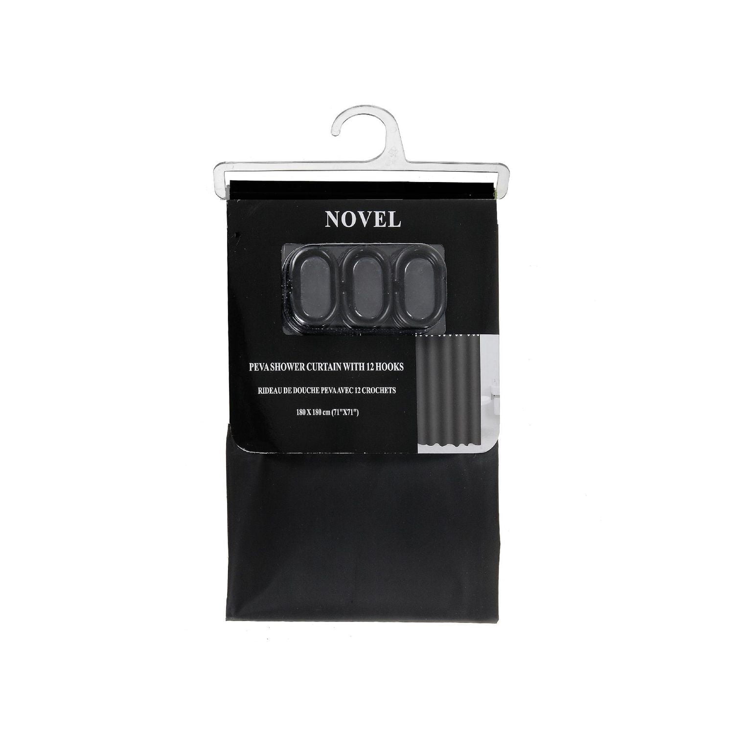 Click here for Ih Casadécor Peva Shower Curtain With 12 C Hooks (... prices