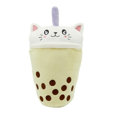 Fridja 8.7 inch Boba Plush Stuffed Bubble Tea Plushie Cartoon Milk Tea ...