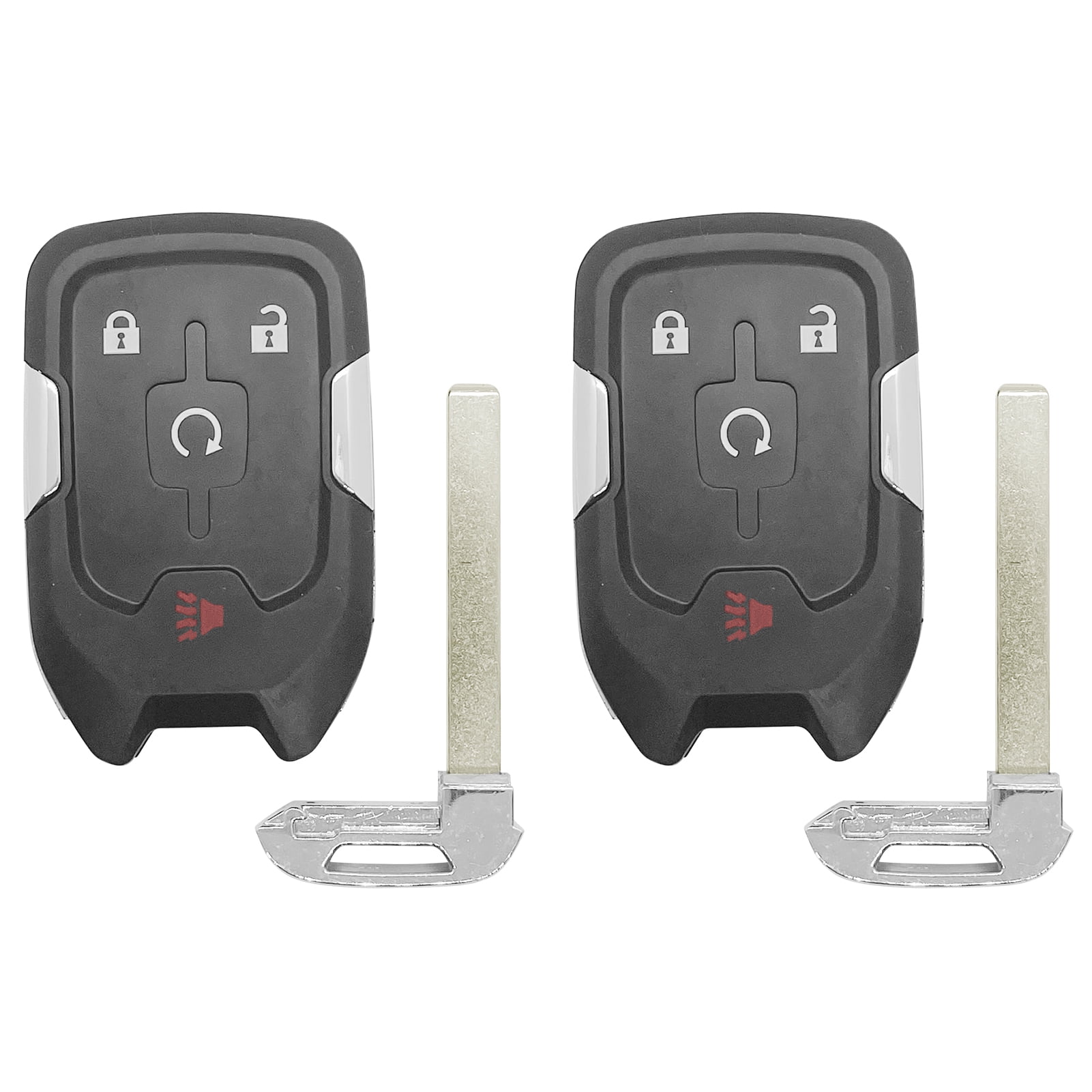 2 Pack AutokeyMax Car key Remote for 4 Button Smart Key for 2018 2019 ...