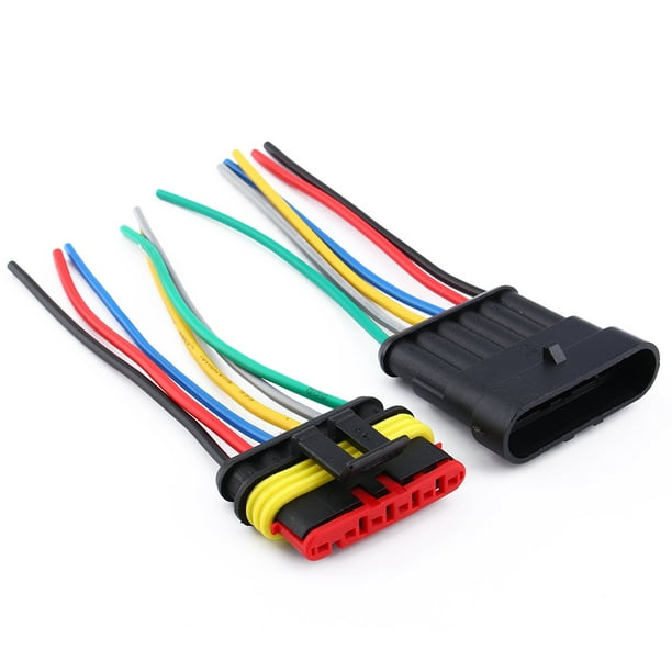 LHCER 6 Pin Connector,Auto Connector,Waterproof 6 Pin Way Car Auto Wire ...