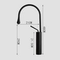 Basin Mixer Tap Tall Brass Hot and Cold Above Counter Basin Faucet ...