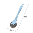 JilgTeok Dishes Scrubber,Kitchen Steel Wool,Family Scrubbing Pad ...