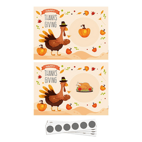 Big Dot of Happiness Happy Thanksgiving - Fall Harvest Party Game ...