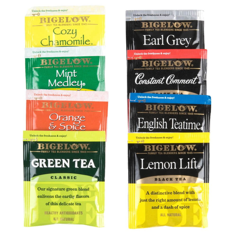 Bigelow Tea Company, Tea Assortment, Variety Pack, total of 64 teabags ...