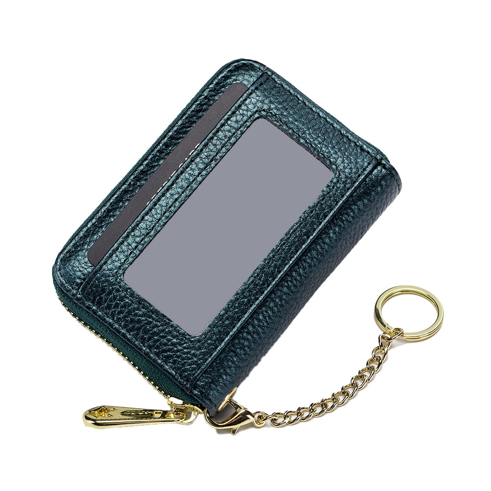 Organ zipper bank card bag, leather key bag - Walmart.com