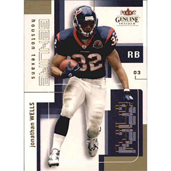 2003 Fleer Genuine Insider #55 Jonathan Wells NFL Football Trading Card ...