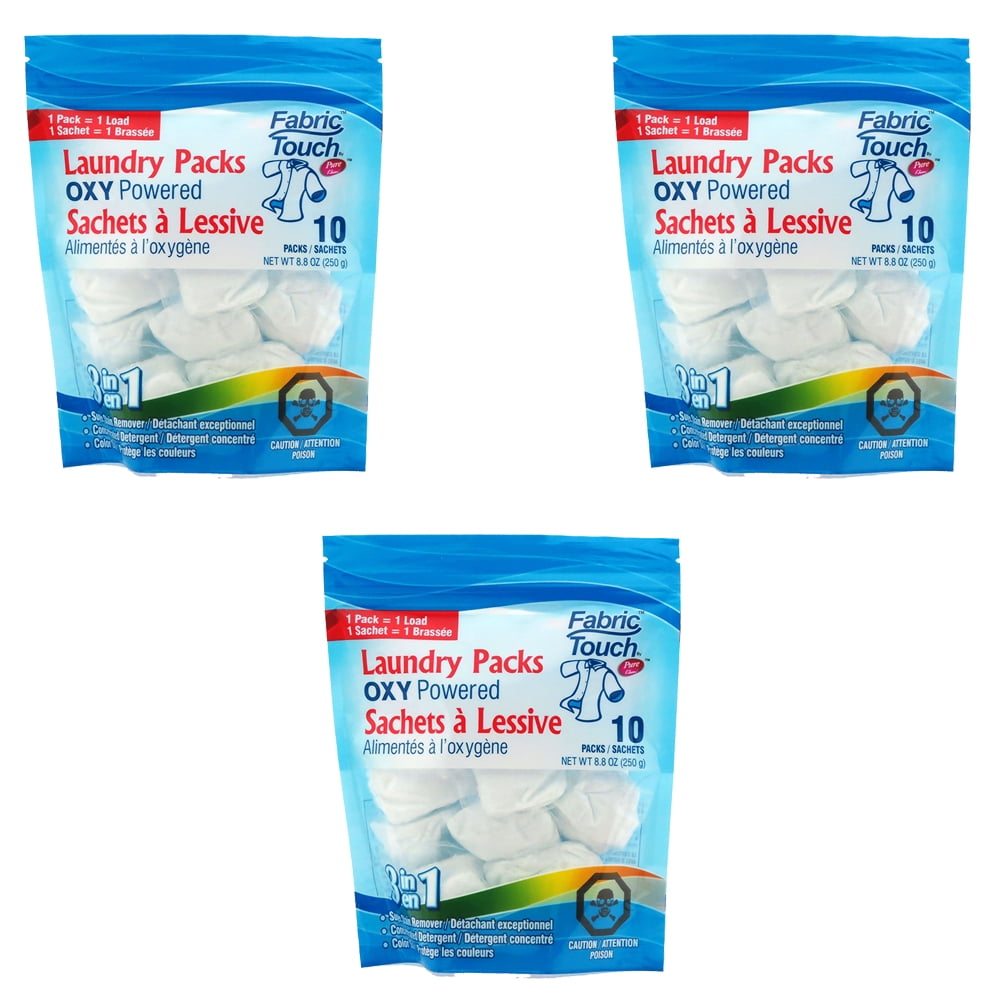 Laundry Packs OXY Powered 250g 3 in 1 Pure-kleen (Pack of 3) | Walmart ...
