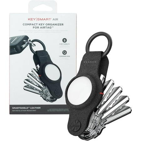 KeySmart Air - Compact Key Holder for AirTag (Black) | Walmart Canada