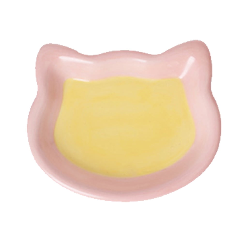 Ceramic Cat Food Plates Cat Food Bowls Shallow Bowls for Kittens and ...