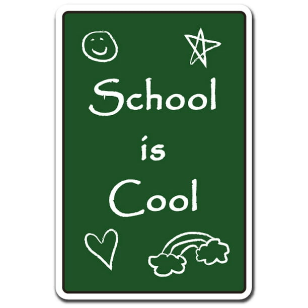 SCHOOL IS COOL Decal teacher school kids education student | Indoor ...