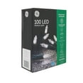 GE Energy Smart 100 LED Miniature Christmas Lights, Pure White for ...