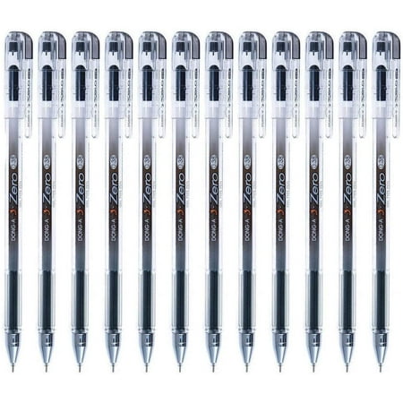 12 Pcs Ink Gel pens Needlepoint Rolling Ball Pens Cols Gel Pens set Gel ...