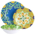 Elama Stapanya 12 Piece Melamine Dinnerware Set - Walmart.com
