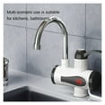 Electric Faucet Water Heater Temperature Display Instant Hot Water Heaters Kitchen Tankless ...