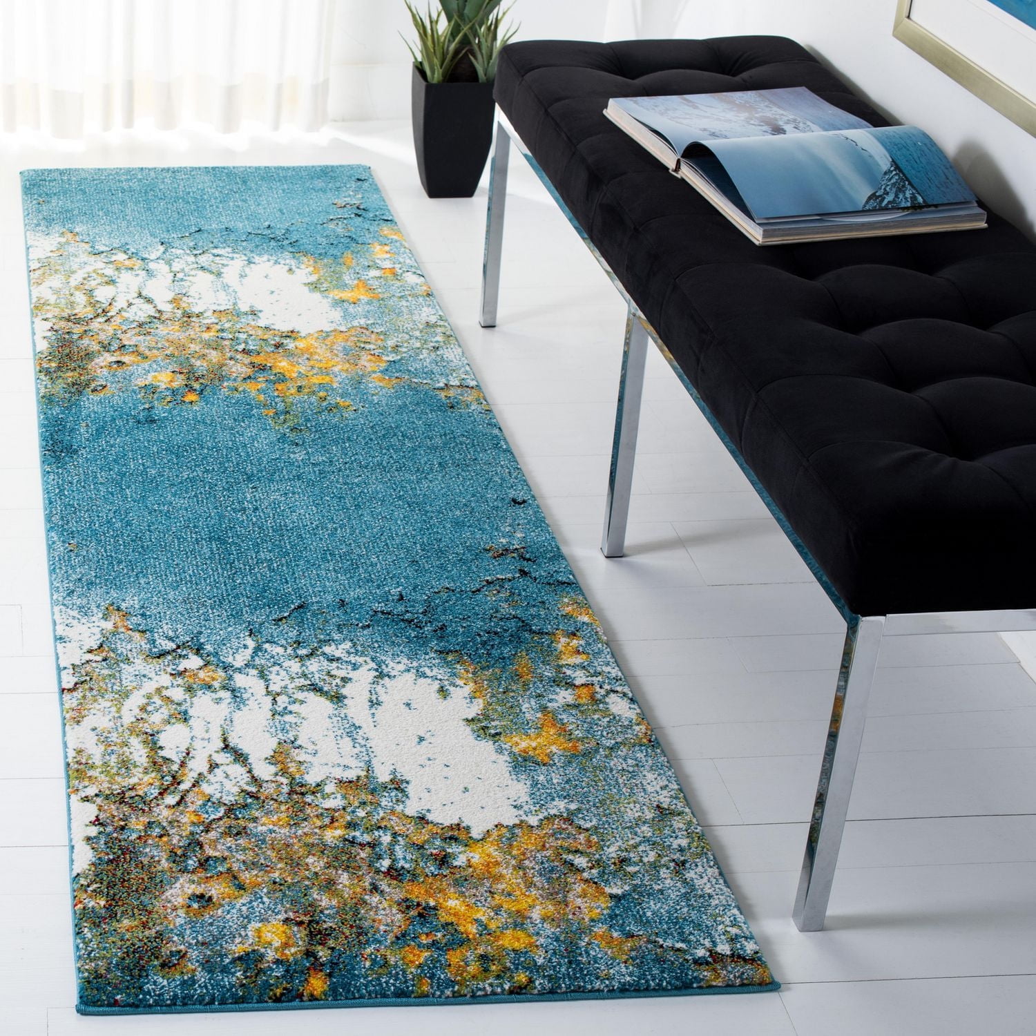 Click here for Safavieh Glacier Nazca Abstract Area Rug 23 X 8 Ru... prices