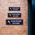 Standard Plus Please Return Keys Here Wall or Door Sign | Public Spaces ...