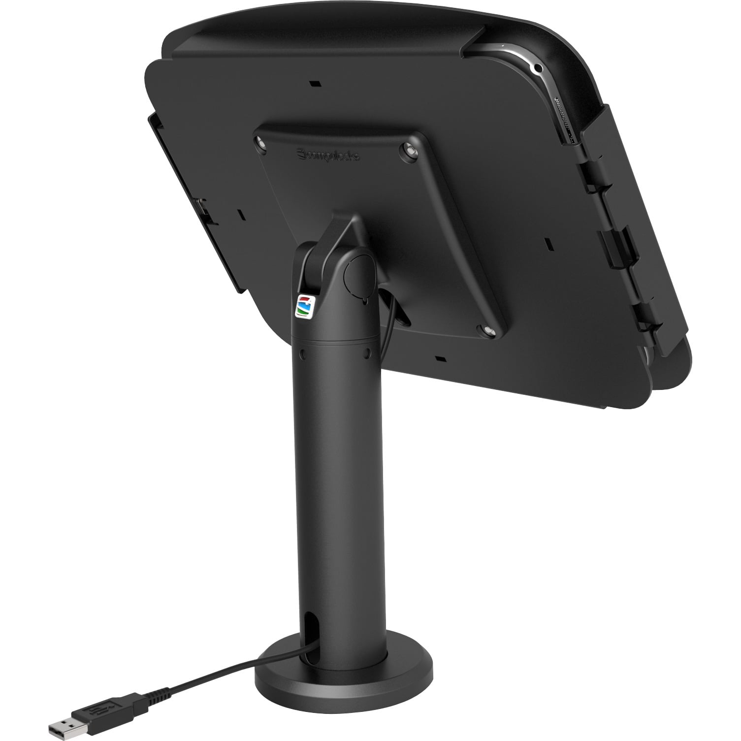 Compulocks Rise VESA Counter Top Kiosk 16" Black - Stand - for tablet ...