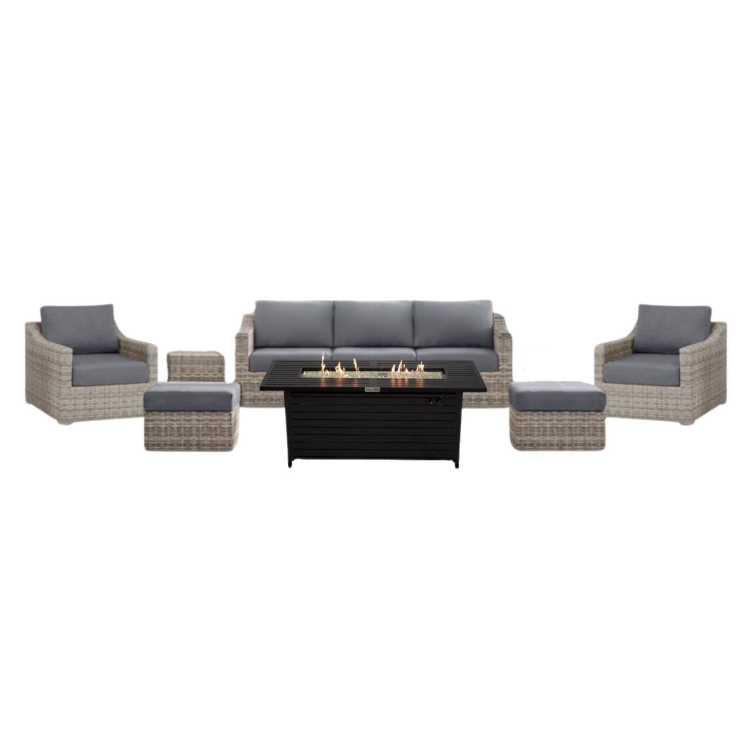 Click here for Think Patio Maple Grove 7-Piece Conversation Set W... prices