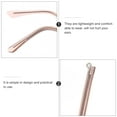 Zcyifa Glasses Arm Replacement 1 Pair Universal Glasses Replacement Temples Fashion Eyeglasses