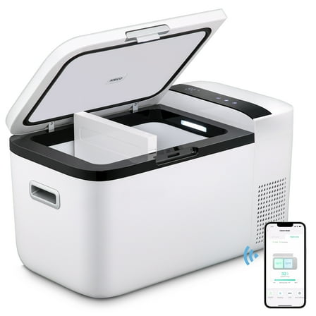 ICECO VL65 68 Quart Dual Zone Portable Refrigerator, 65 Liters, DC 12 ...