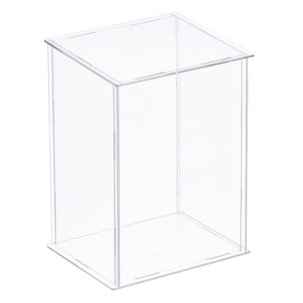 Uxcell Clear Display Case, Acrylic Box Assemble Dustproof Box Showcase ...