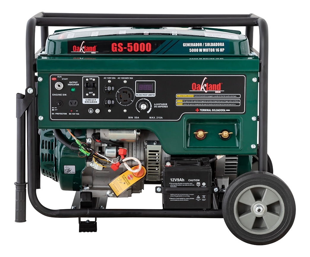 Generador Soldadora 5000W 127V/220V 50-210A Oakland GS-5000 | Bodega Aurrera en línea
