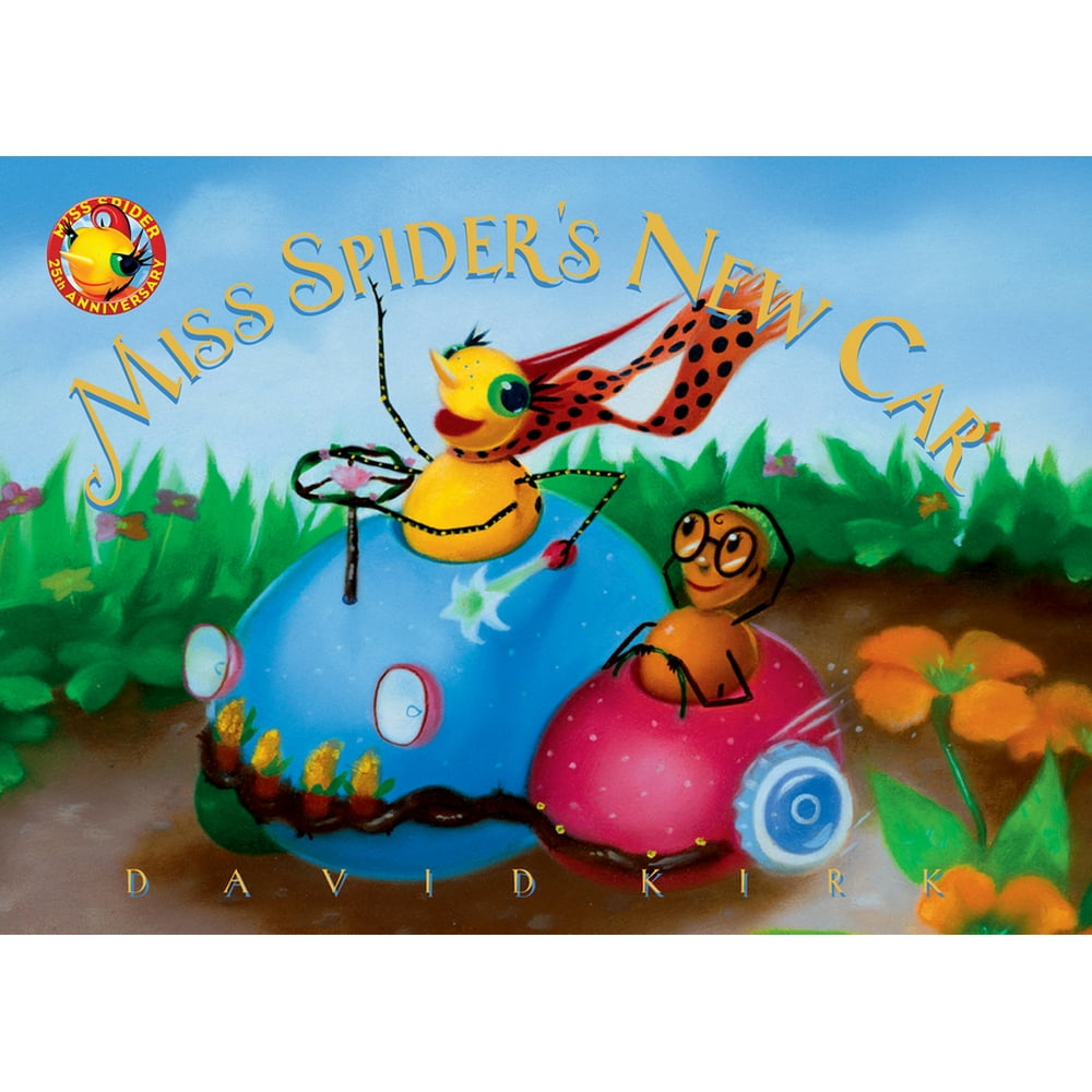 Miss Spider's New Car: 25th Anniversary Edition (Board Book) - Walmart ...
