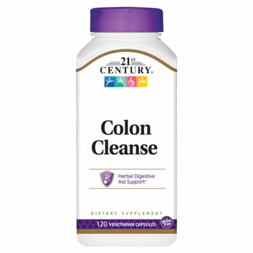 Suplemento 21st Century Colon Cleanse 120 cápsulas vegetarianas ...