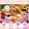 12 Pack Red and White Plastic Checkered Tablecloth, Premium Decorative ...