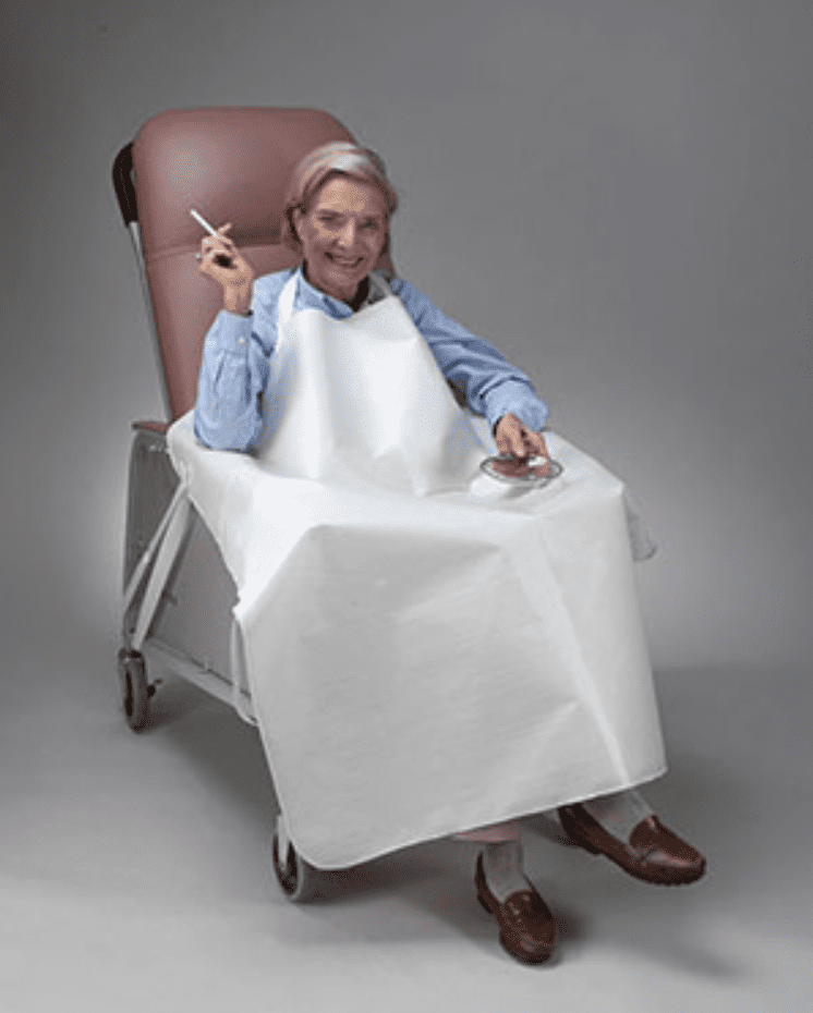 Smokers Apron - White for Geri-Chair - Walmart.com