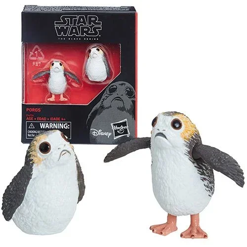 Star Wars series Hasbro mascot Porgs Movie can collect model character birthday gift toy Porg bird 6 scale to give to friends