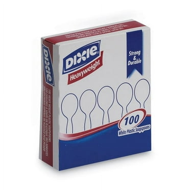 Dixie Medium Weight Black Plastic Spoons, 100 Count - Walmart.com