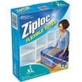 Ziploc XL Storage Bags, Flexible Totes for Convenient Storage, 1 Pack ...