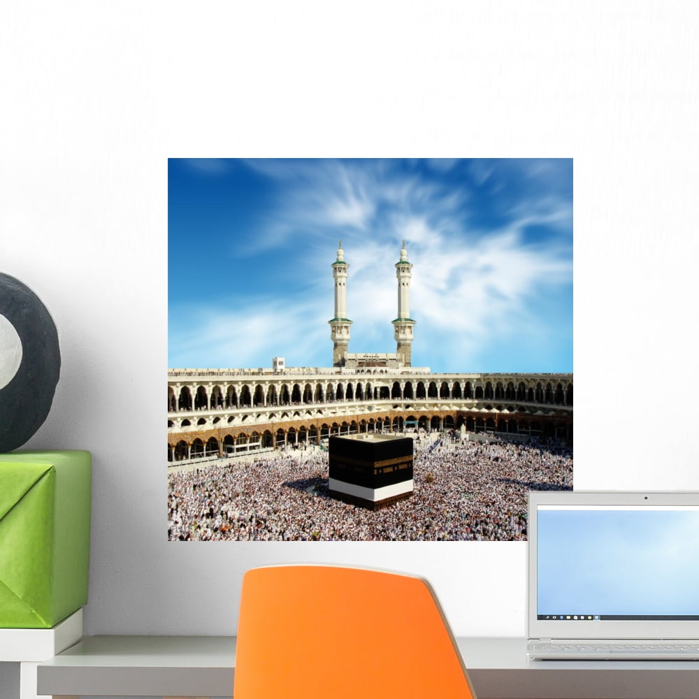 Kaaba Mecca Saudi Arabia Wall Mural by Wallmonkeys Peel and Stick ...