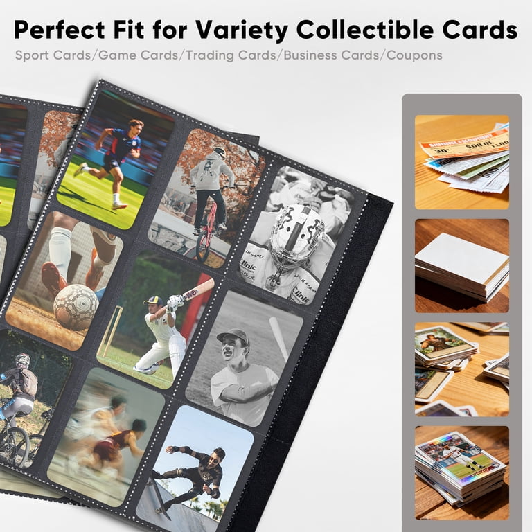 Trading Card Pages CardGuard 9-Pocket Card Sleeves Binder Sheets, 70 ...