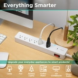 iHome 6 Outlet Smart Surge Protector Works with Alexa and Google Home ...