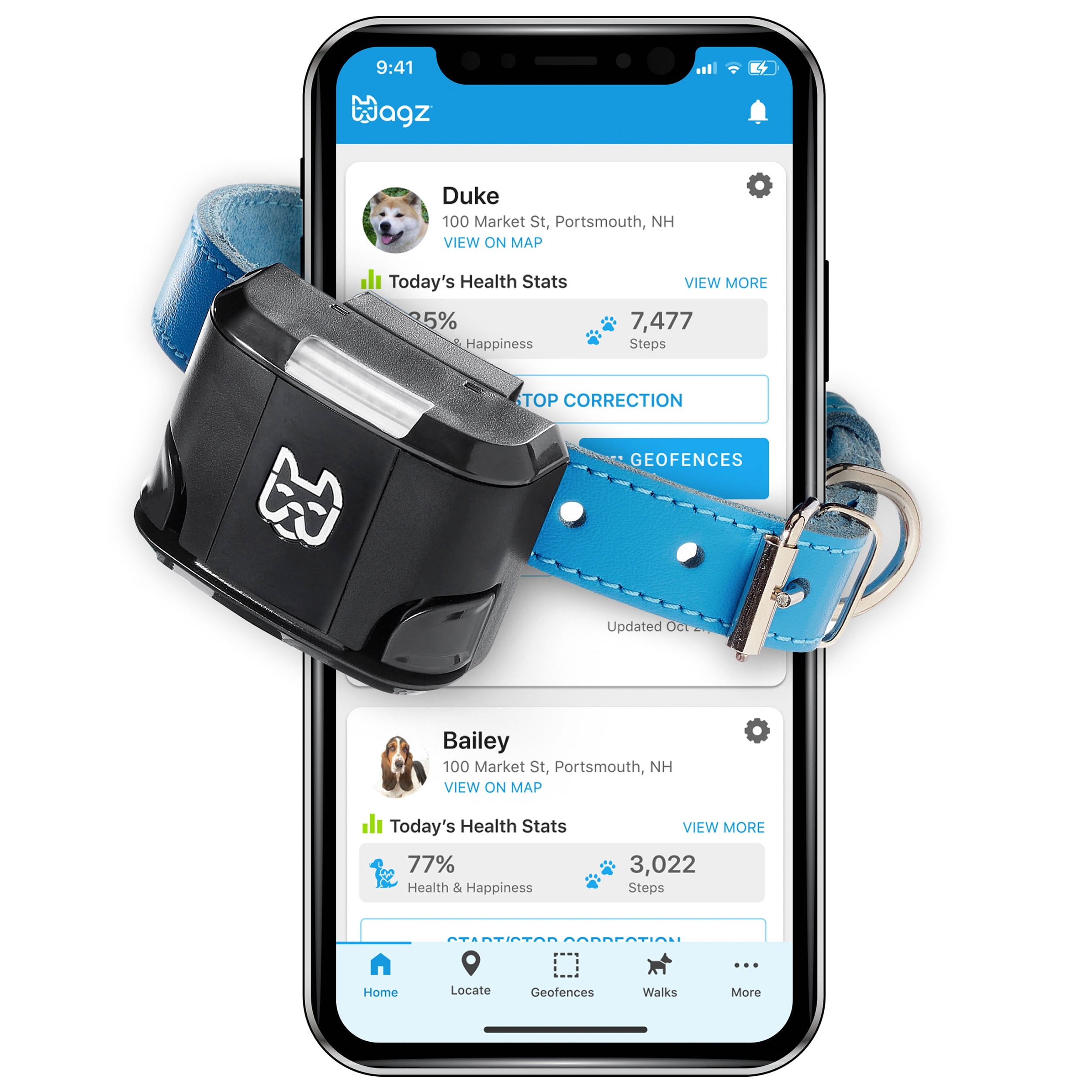 Wagz® Freedom Smart Dog Collar™, the Shock-Free Wireless Fence ...